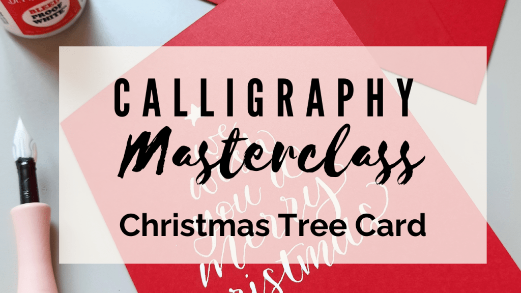 The Perfect Calligraphy Christmas Tree Card – We Wish You a Merry ...